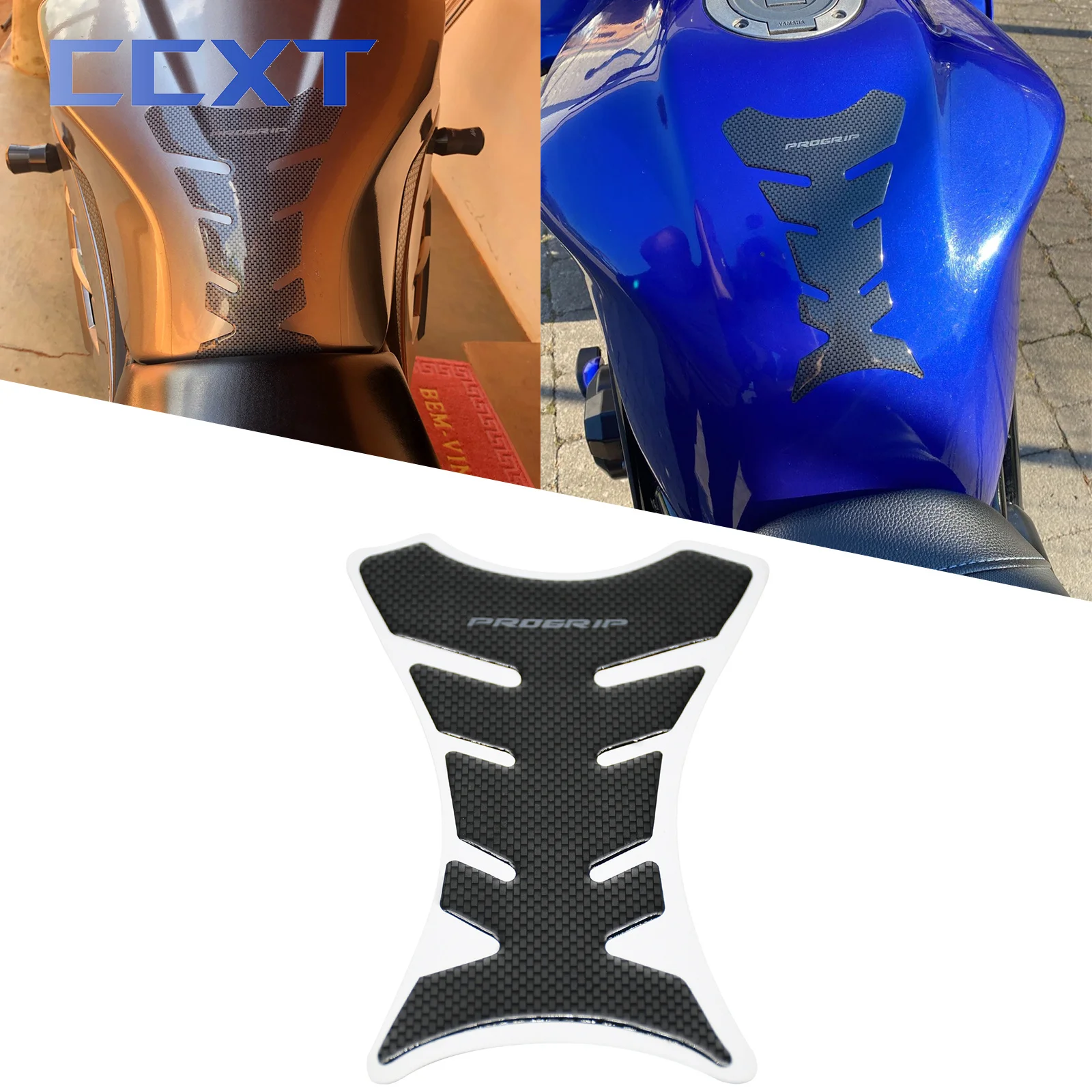 Motorcycle-Carbon-Fiber-Gas-Oil-Tank-Pad-Protector-Sticker-Decal-For ...