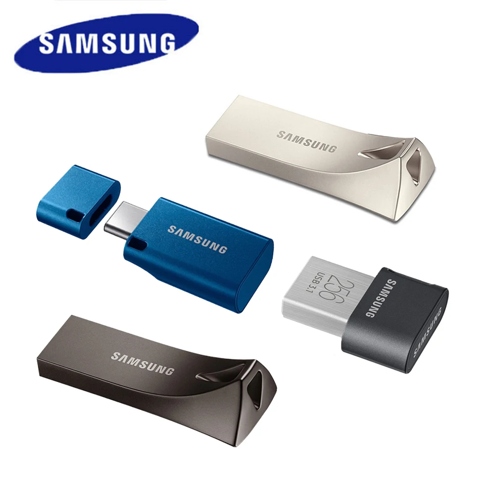 SAMSUNG-BAR-FIT-Plus-USB-3-1-Flash-Drive-256GB-128GB-64GB-USB-Type-C ...