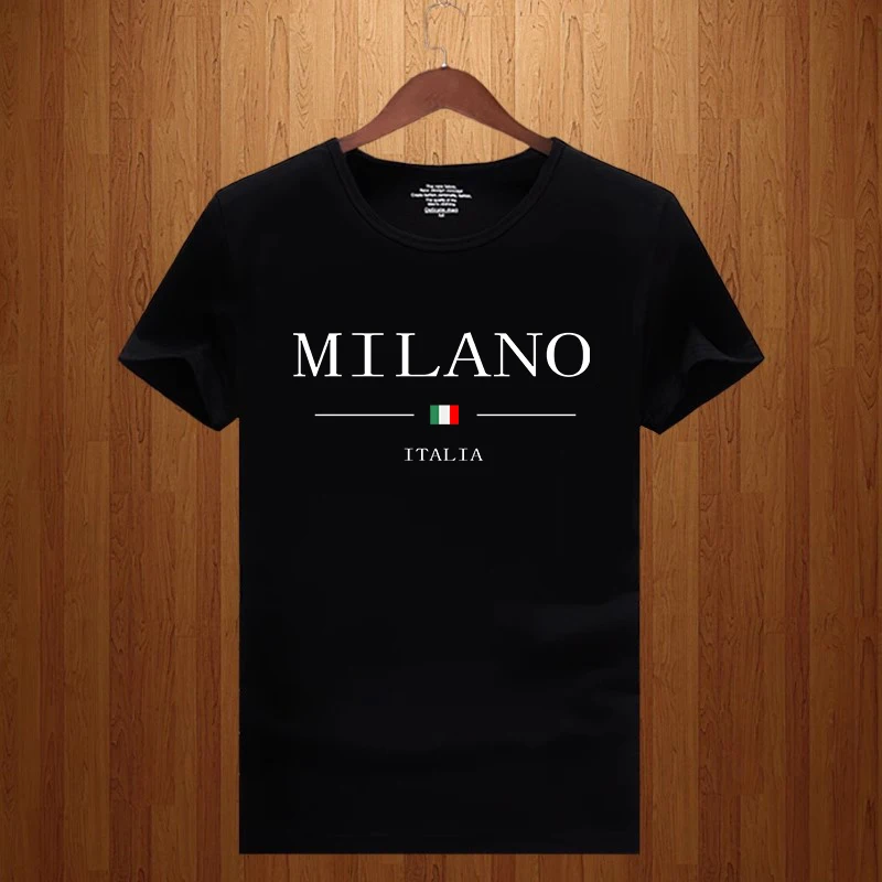 2023-Men-s-Summer-Milano-Letters-Print-Y2k-T-shirt-Man-Short-Sleeved ...