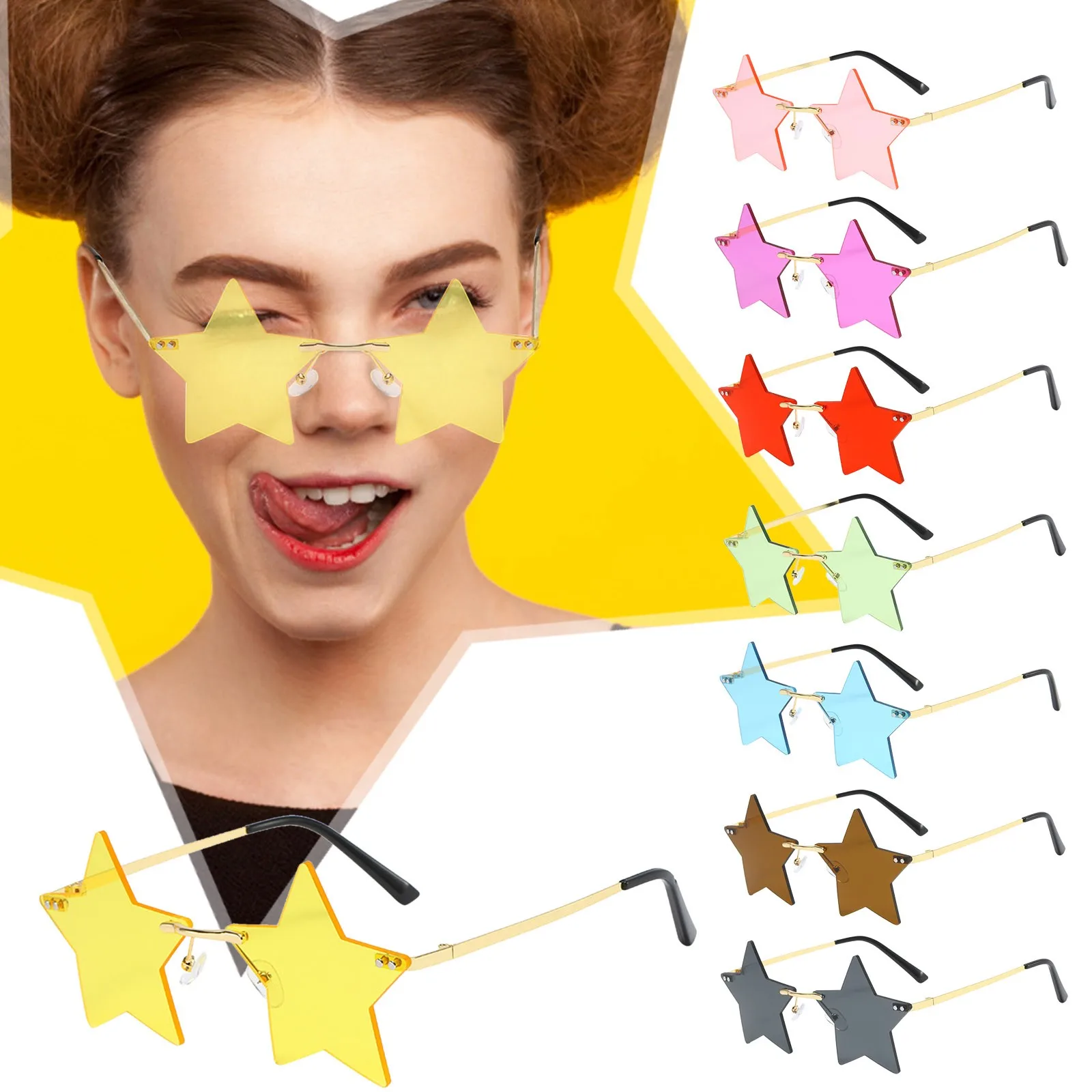 Star Shape Sunglasses | Steampunk Sunglasses | Star Shape Glasses ...