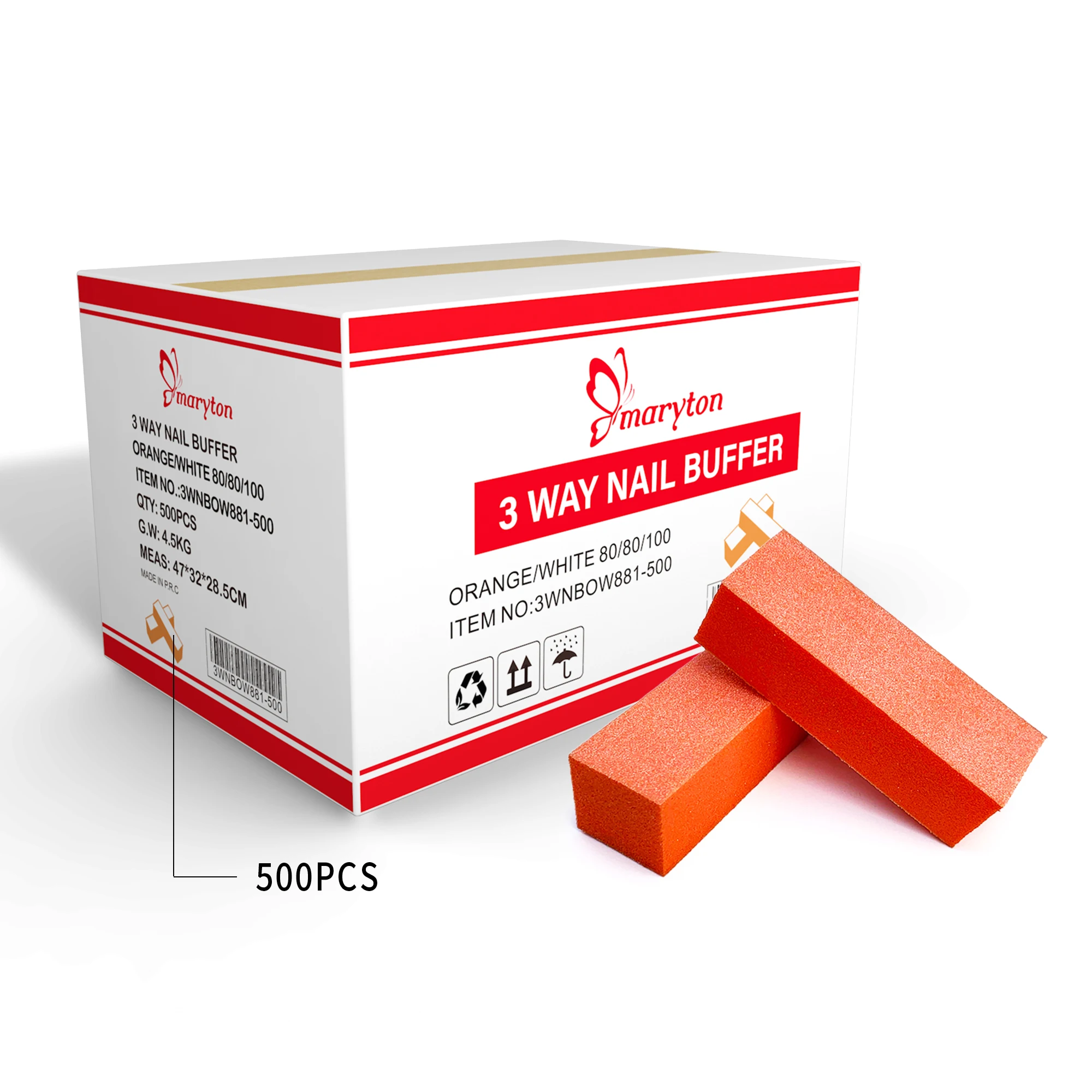 500Pcs-Carton-Sponge-Nail-File-Buffer-Block-Manicure-Pedicure-File ...