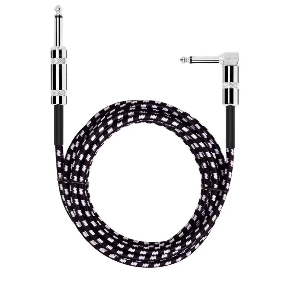 24AWG-Noise-reduction-Electric-Guitar-Audio-Cable-6-35mm-Jack-0-5-meter ...