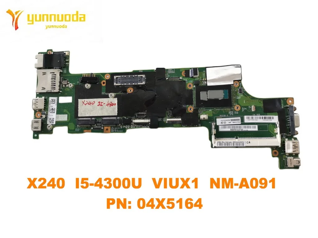 Original for Lenovo Thinkpad X240 Laptop motherboard X240 I5-4300U ...