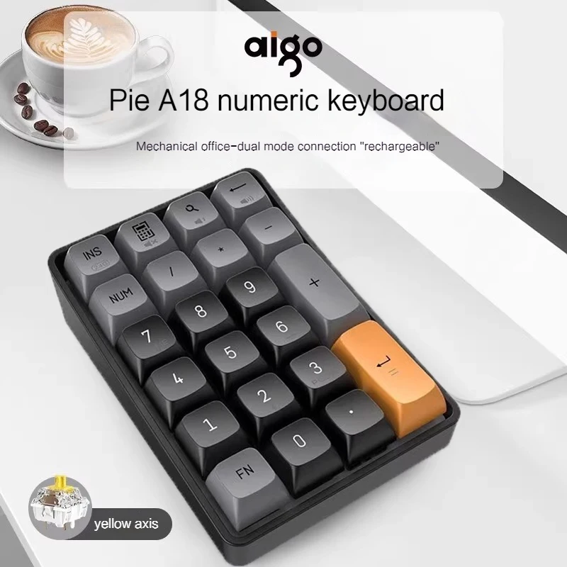 Aigo-A18-Mini-Keyboard-Keypad-Dual-Mode-2-4ghz-Wireless-Numpad ...