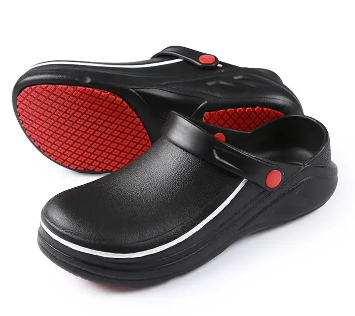EVA High Quality Non-slip Waterproof Oil-proof Kitchen Work Shoes for ...