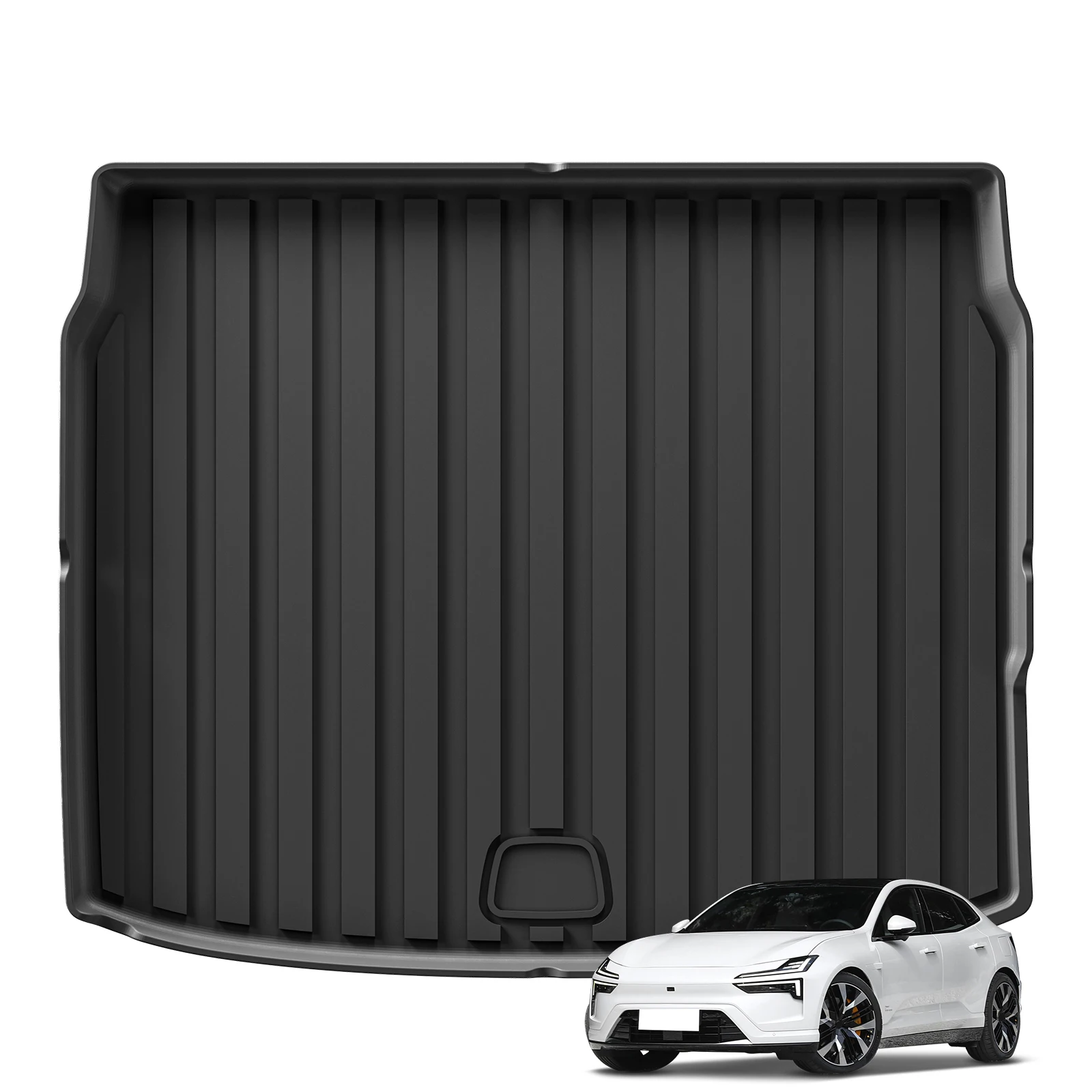 LUCKEASY for Polestar 4 2023 2024 Car Trunk Mat Cargo Liner Trunk Pad ...