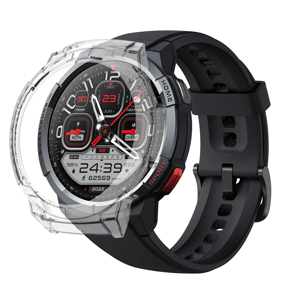 Fit-for-Mibro-watch-GS-Case-PC-Protective-Bumper-Cover-Screen-Protector ...