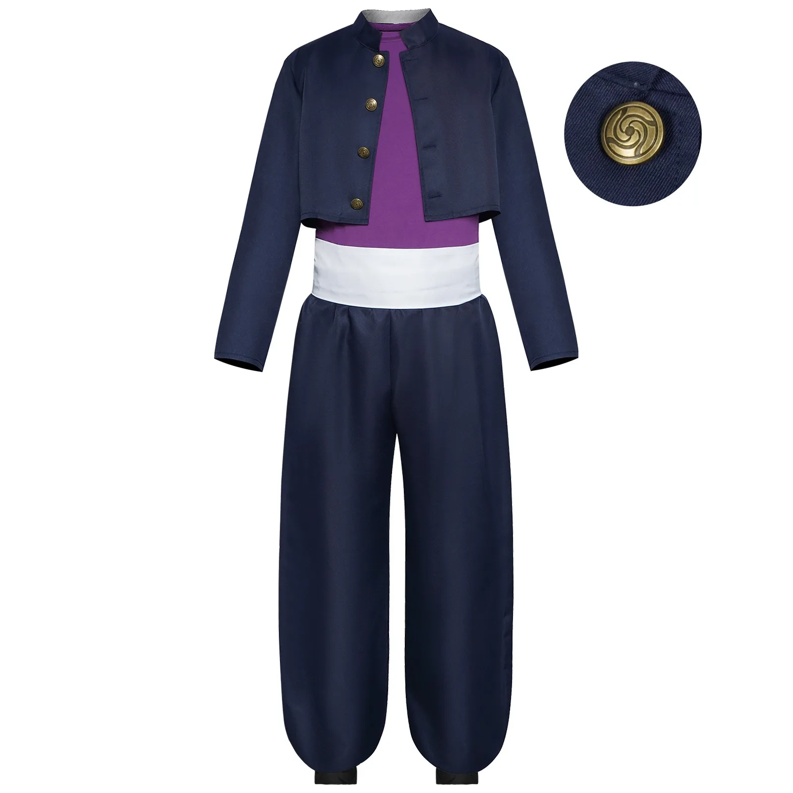 Todo Aoi Cosplay Costume Anime Navy Blue Uniform Tops Pants Halloween ...