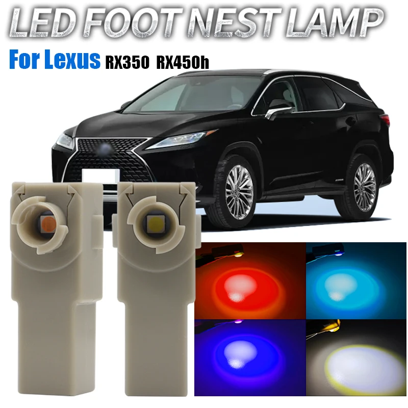 2Pcs-Auto-interior-LED-Signal-Light-Red-Lamp-Indoor-Footwell-Lights ...