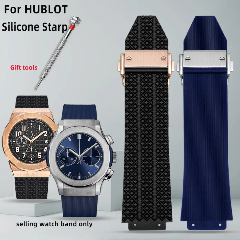 lWatchband-For-HUBLOT-BIG-BANG-Silicone-26-19mm-Waterproof-Men-s-Watch ...