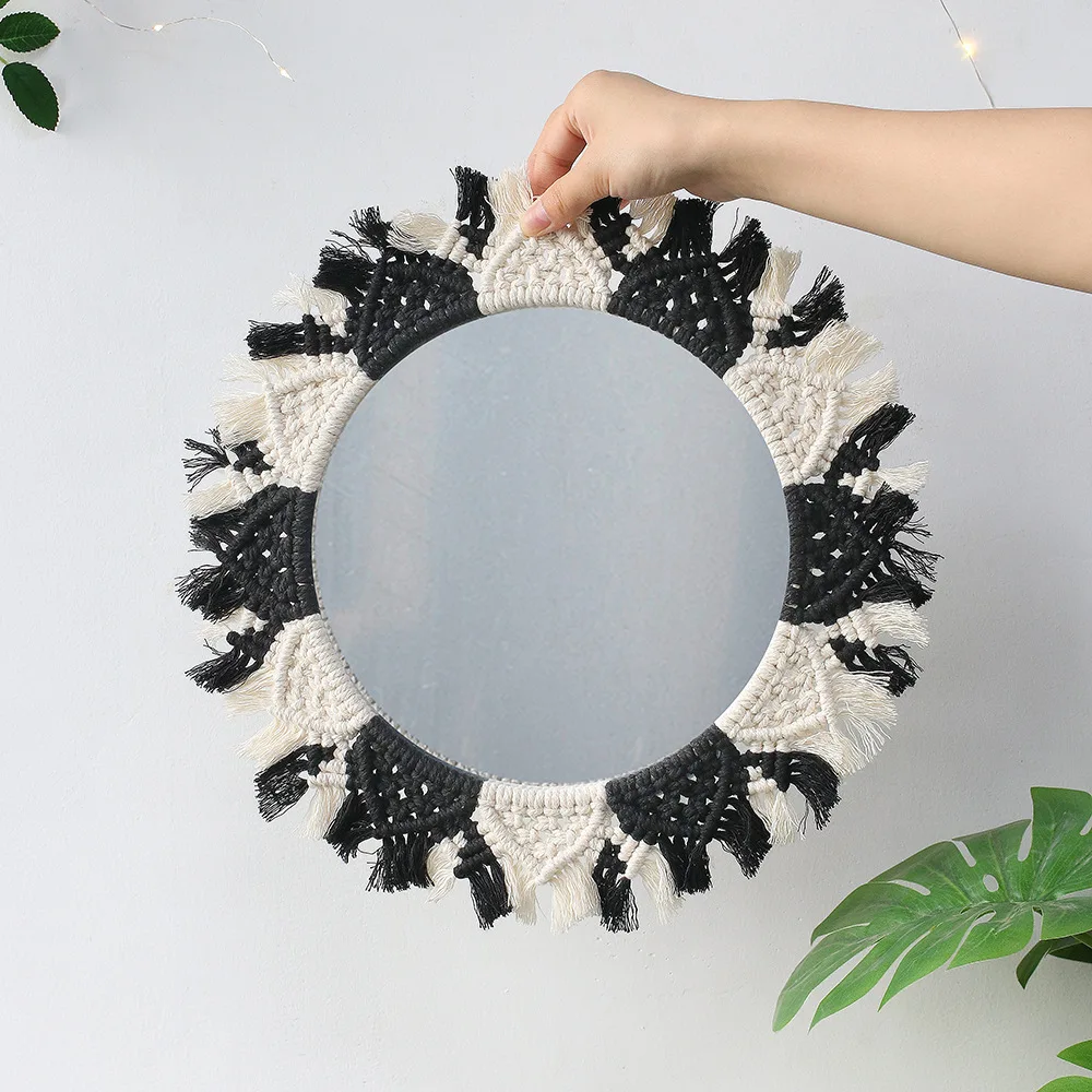 Boho Macrame Wall Mirror – Crafty Box Shop