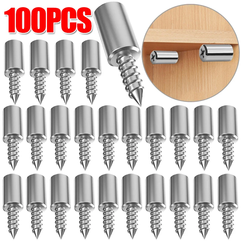100-10PCS-Self-Tapping-Screw-Layer-Plate-Holder-Wardrobe-Septum ...
