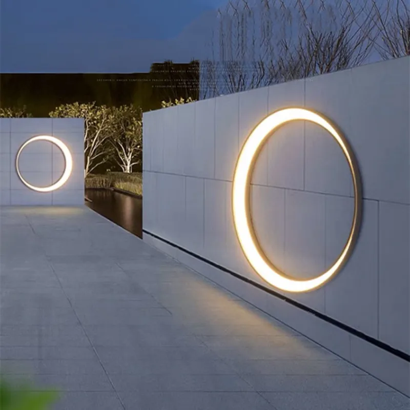 Outdoor-Waterproof-IP65-LED-Moon-Wall-Light-85-265V-Modern-Minimalist ...