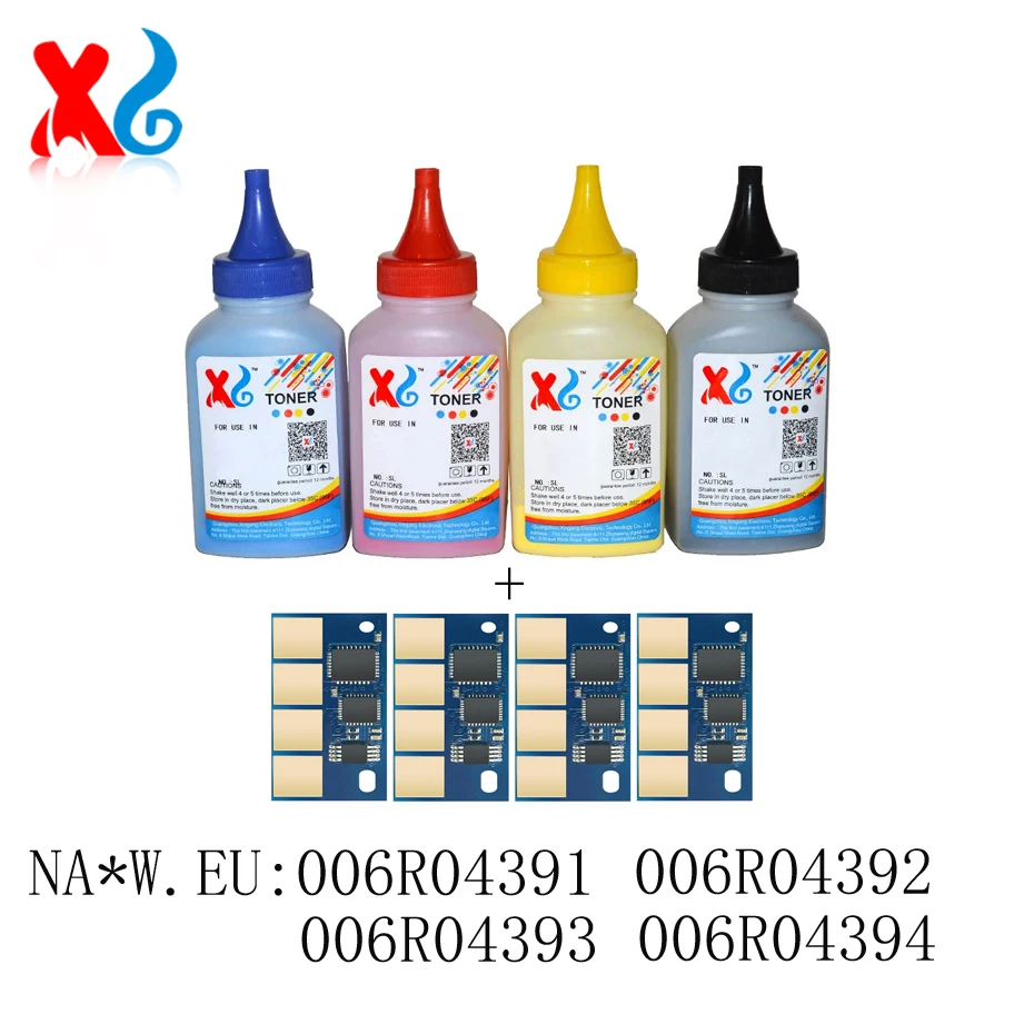 1Set Refill Toner Powder for Xerox C230 C235 C236 006R04391/92/93/94 ...