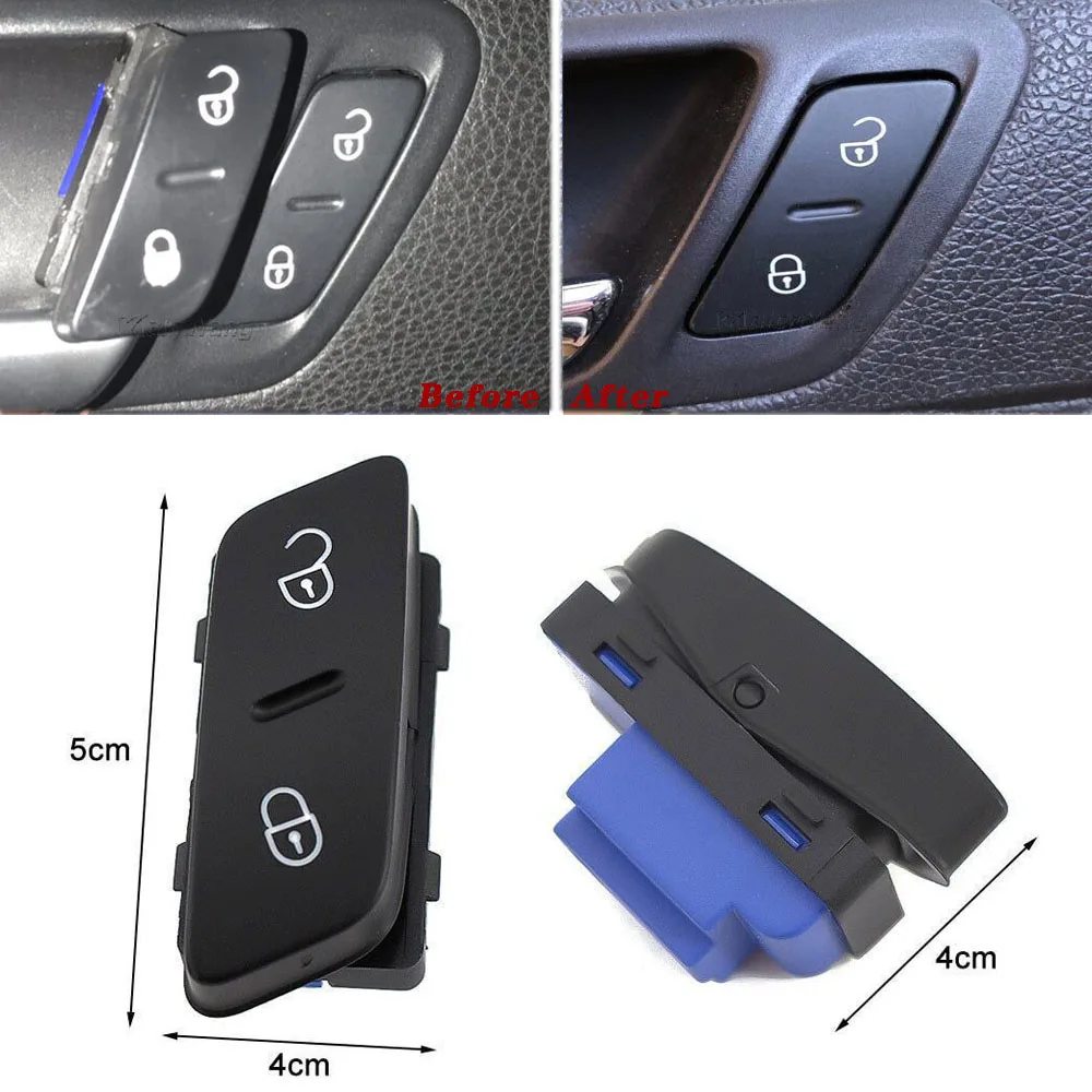 Car-Accessory-Central-Door-Lock-Control-Switch-Button-for-Volkswagen ...