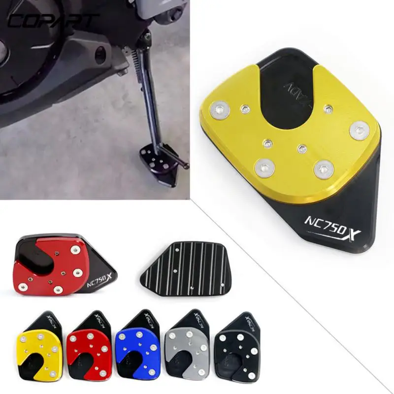 Aluminum-Alloy-Motorcycle-Bike-Kickstand-Extender-Foot-Side-Stand ...