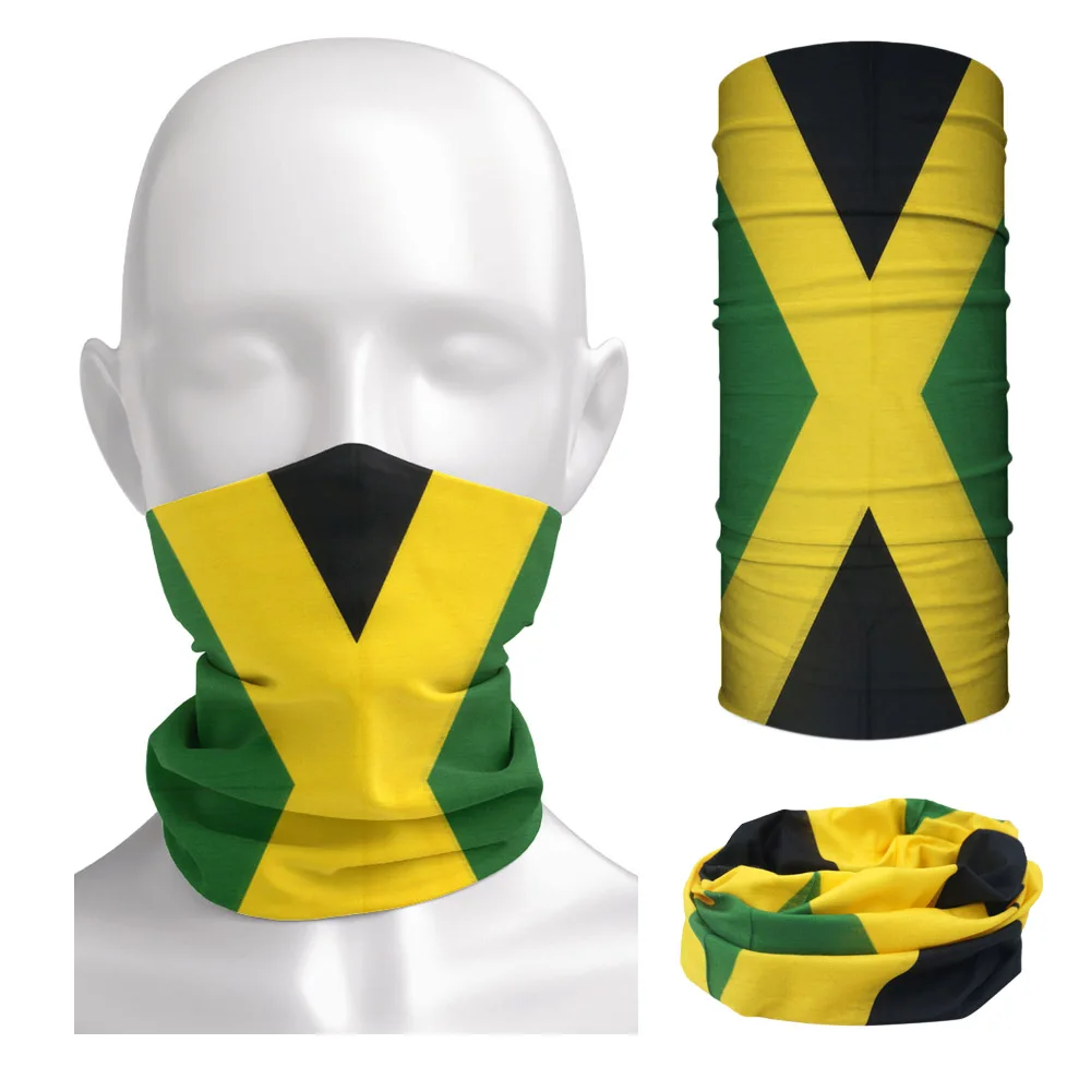 Breathable-Running-Face-Mask-Scarves-Jamaica-Flag-Bandana-Snood-100 ...