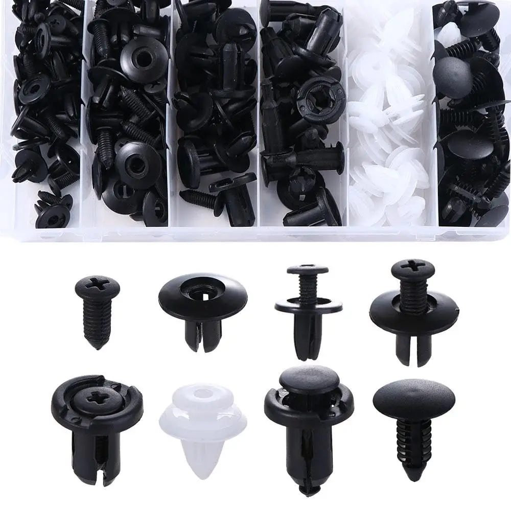 100/200pcs Car Retainer Clips Multi Sizes Car Fasteners Clip Kit ...