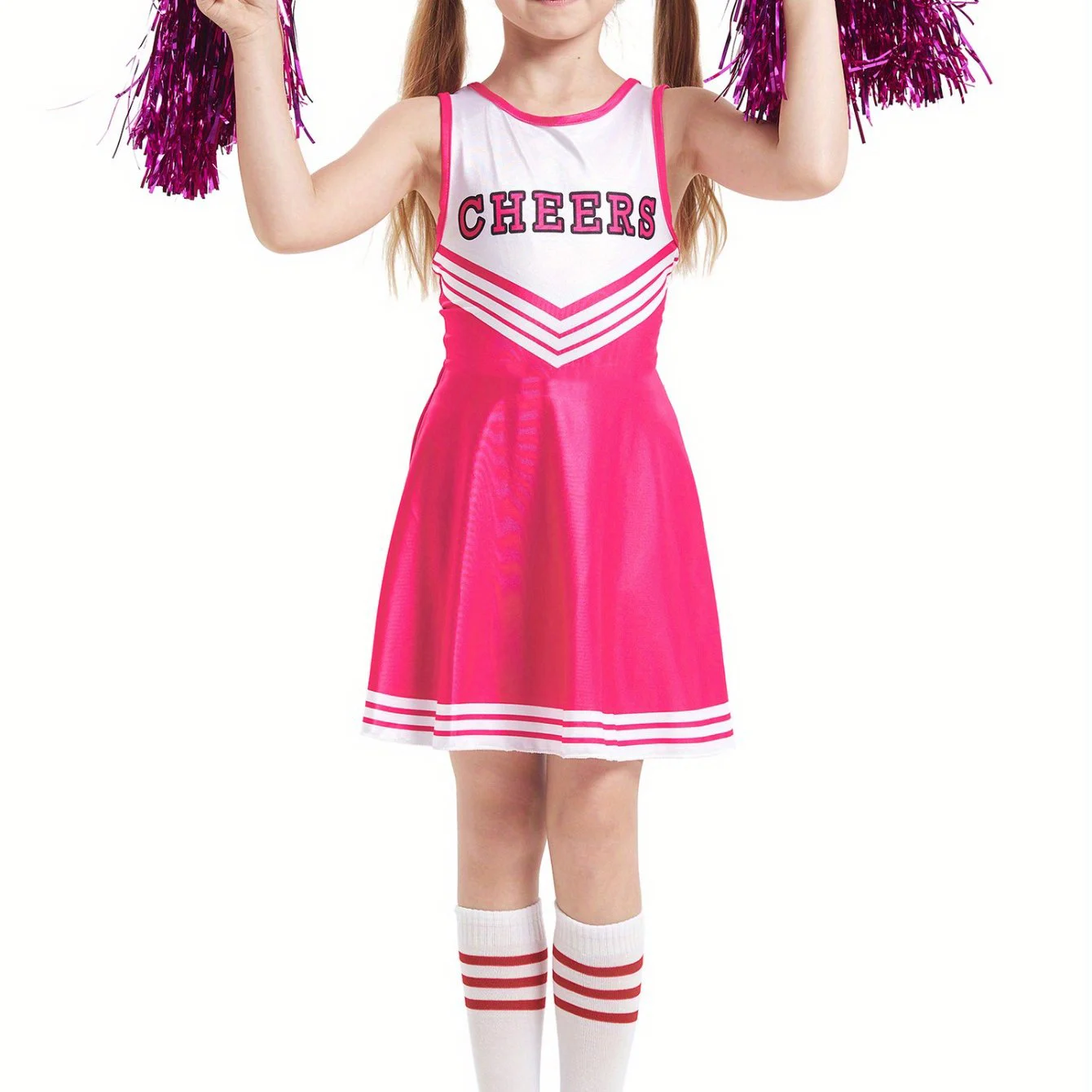 Summer-New-Girls-3d-Printed-Sleeveless-Dress-Cheerleading-Party-Uniform ...