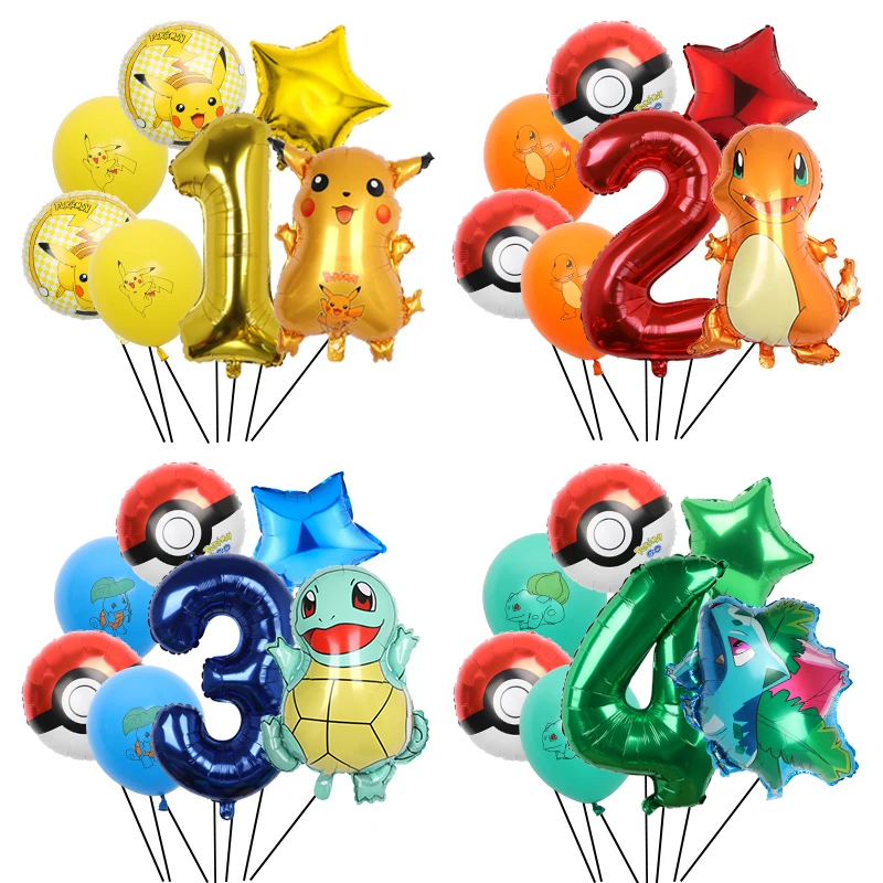 Globos-con-tem-tica-de-Pok-mon-decoraci-n-para-fiesta-de-cumplea-os-7 ...