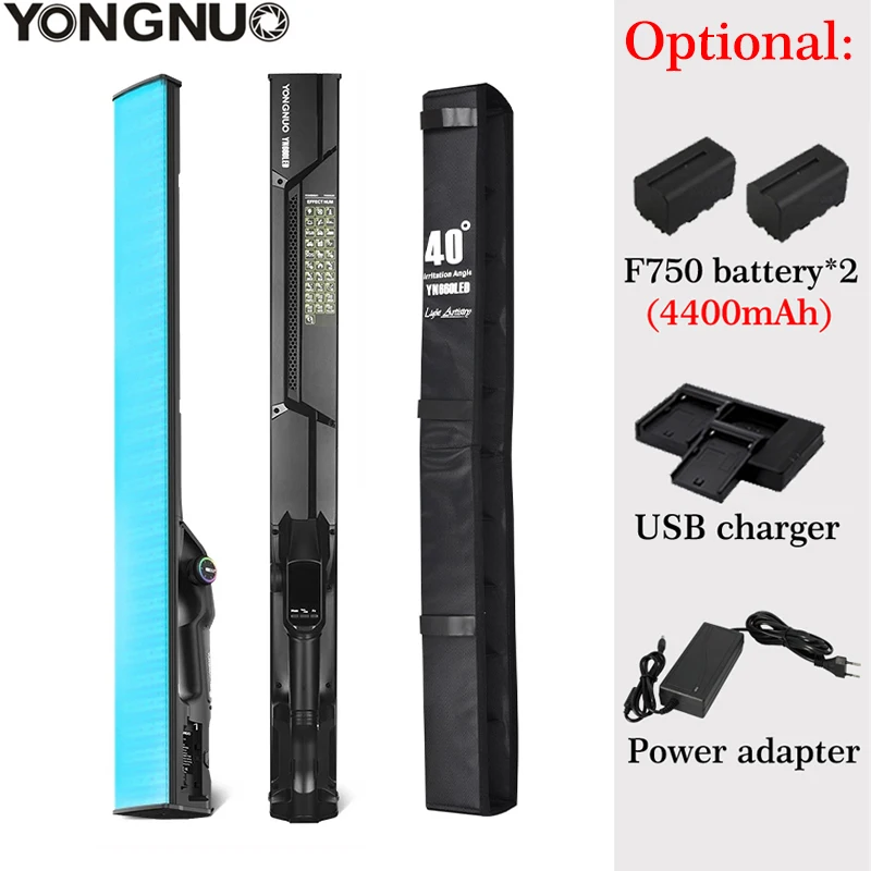 YONGNUO-YN660-LED-2000-9900K-RGB-Photography-Lights-Tube-Video-Light ...