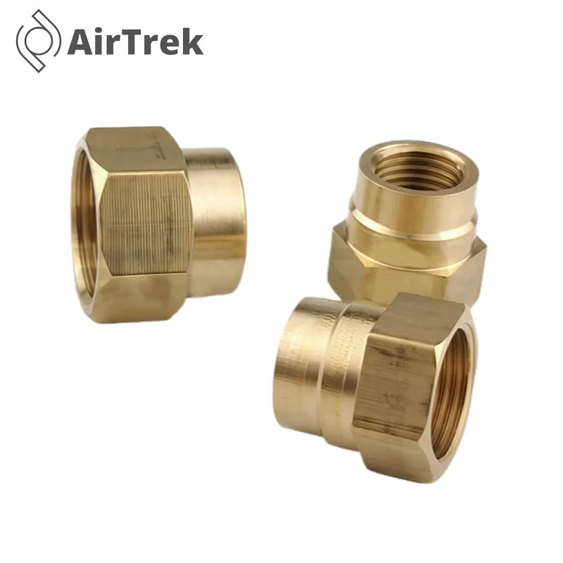 Brass Pipe Fitting Hex Coupling Coupler, Female Thread BSP 1/8" 1/4" 3/ ...