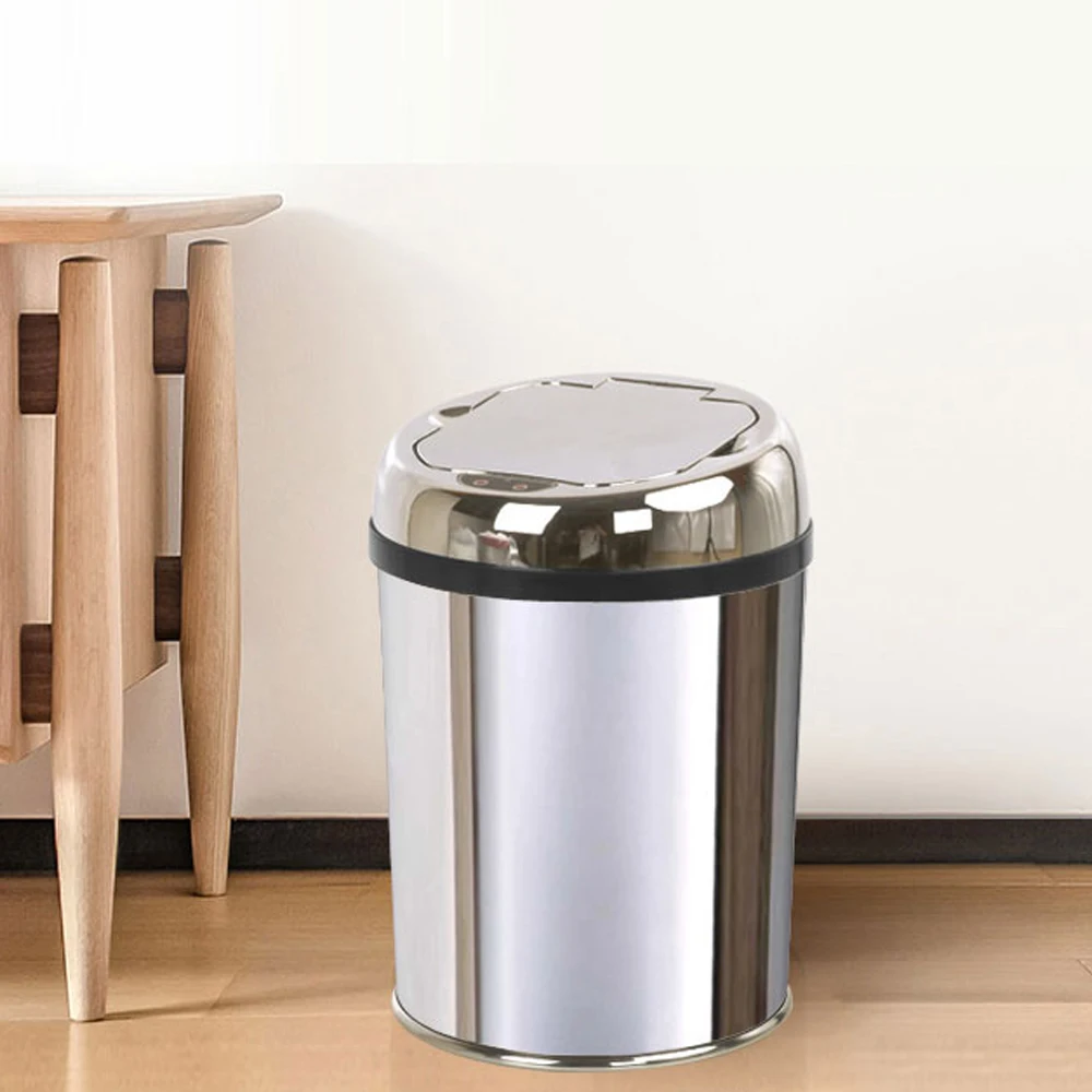 Stainless Steel Garbage Trash | Sensor Smart Trash Dustbin | Stainless ...