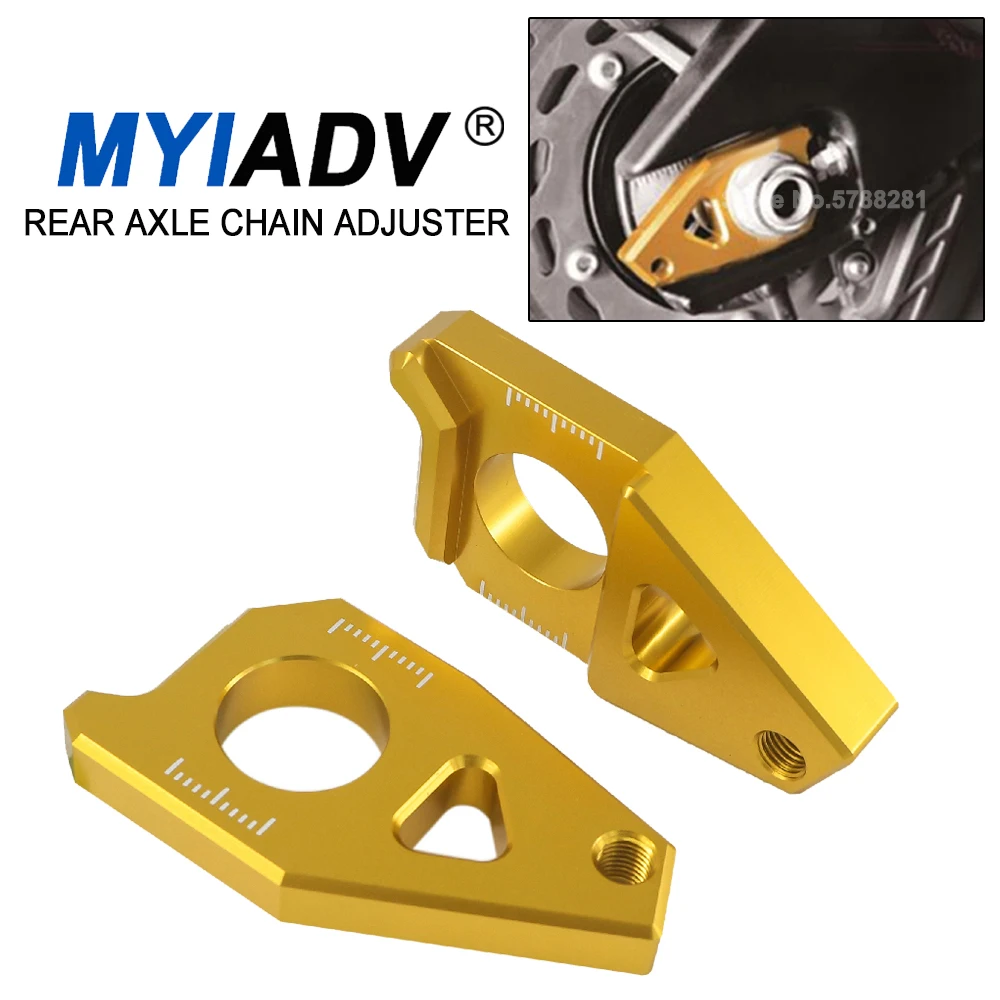 Motorcycle-Rear-Axle-Chain-Adjuster-Tightener-Regulator-Chopper-For ...