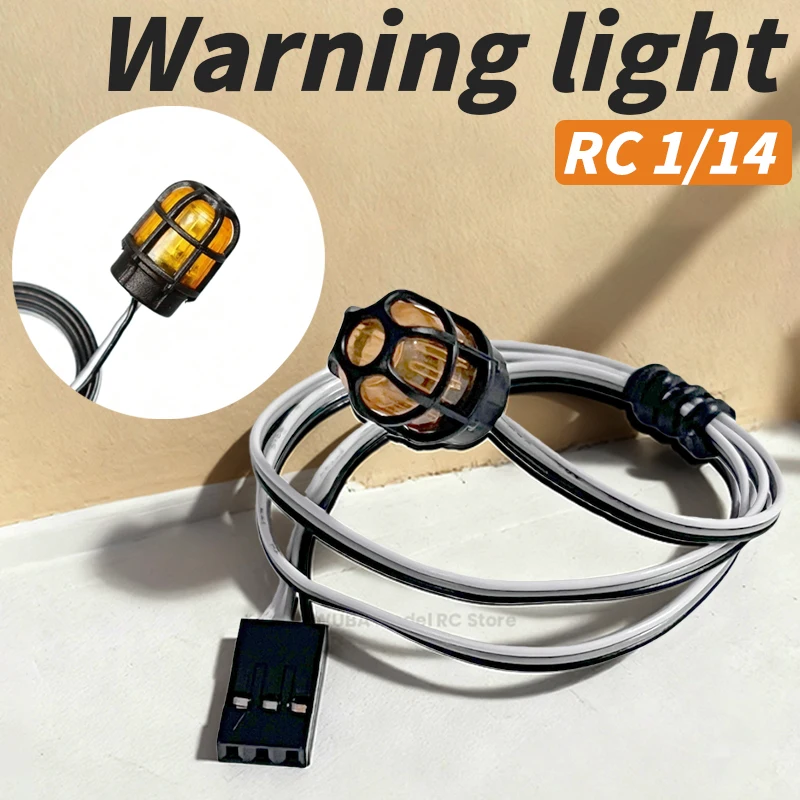 LED Beacon Light Rotating Light Engineering Lamp For 1/14 Tamiya RC ...
