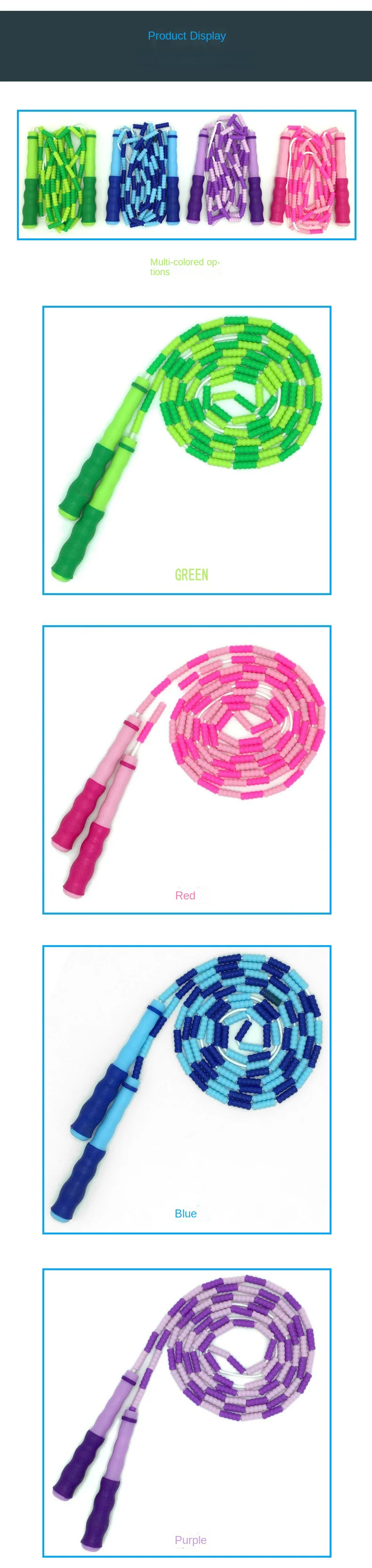 Vert - 2.8M Skill Jumping Bamboo Jump Rope PVC Beginners Adult Children ...