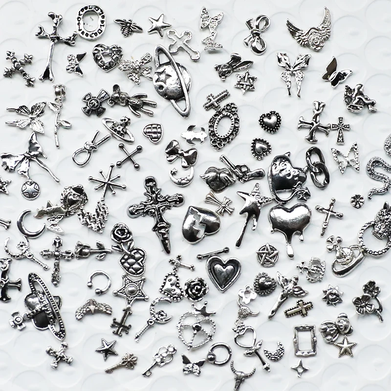 50pcs-Retro-Nail-Charms-Parts-Kawaii-Mixed-Styles-Heart-Accessories ...