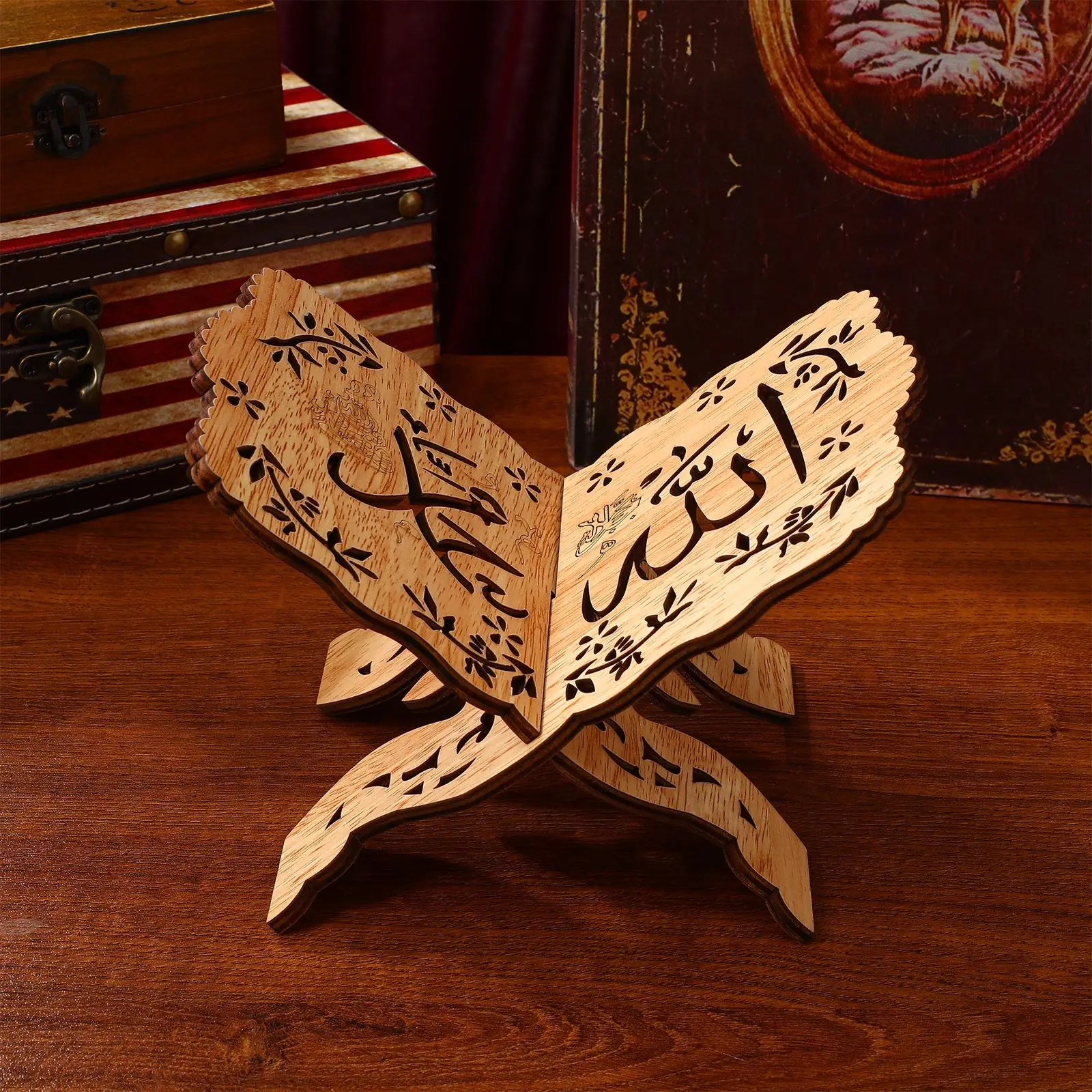NEW Functional Book Stand Professional Reading Bracket Quran Display ...