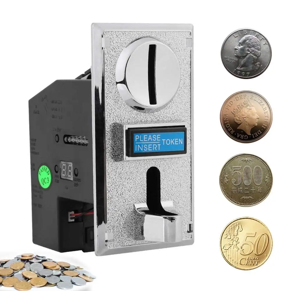 616 Multi Coin Slot Acceptor Electronic Roll Down Coin Acceptor 616 Multi Coin Slot Acceptor Electronic Roll Down Coin Acceptor
