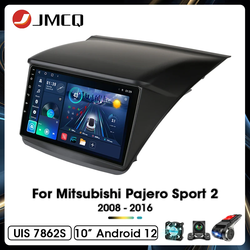 JMCQ-9 "rádio do carro para Mitsubishi Pajero Sport 2 L200, Carplay, reprodutor de vídeo ...