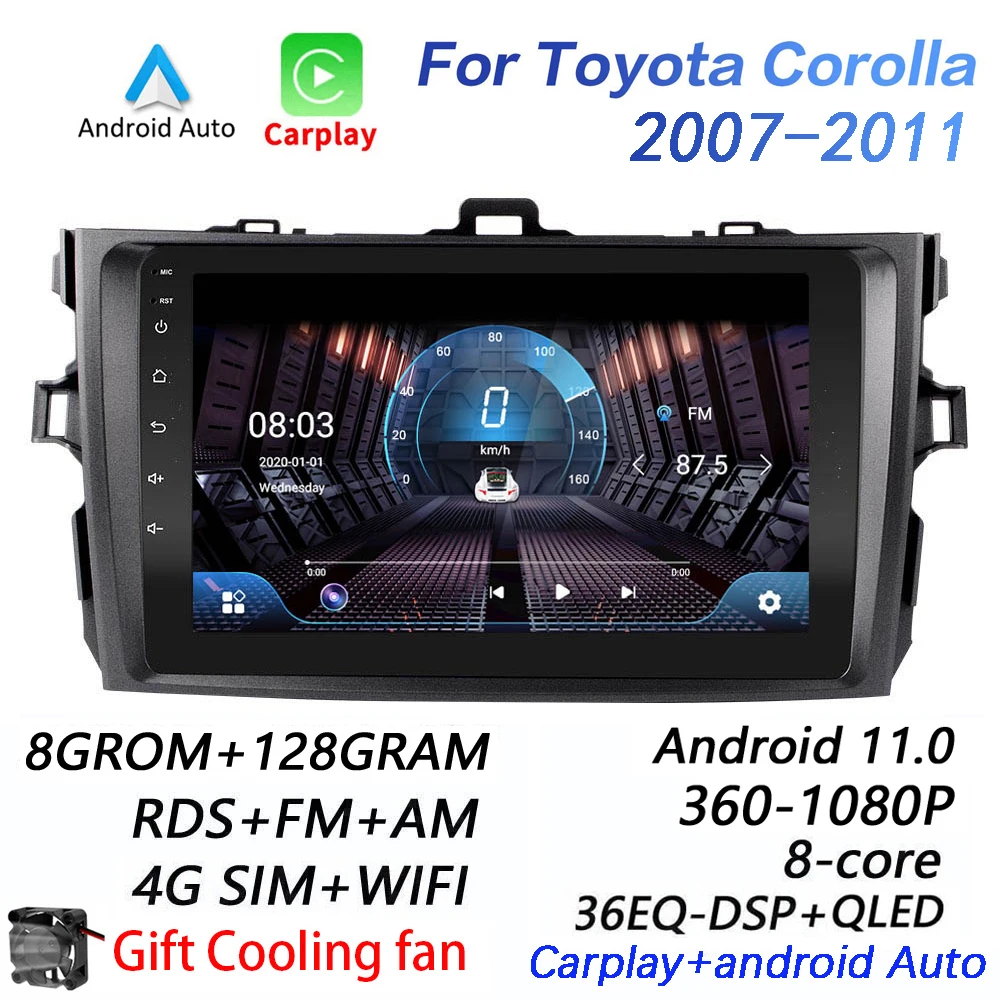 8core-8G-128G-DSP-2-din-Android-10-0-Car-Radio-Multimedia-Video-Player ...