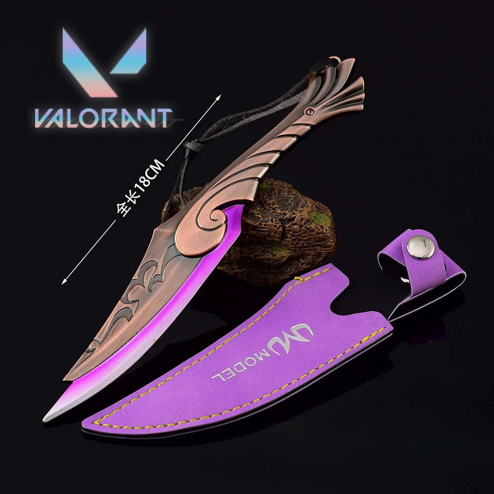 18cm-Ignite-Feng-Huang-Fan-Valorant-Weapon-Melee-Weapon-Model-Metal ...