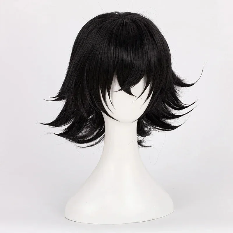 Anime High-Rise Invasion Cosplay Tenkuu Shinpan Wigs Sniper Mask Black ...