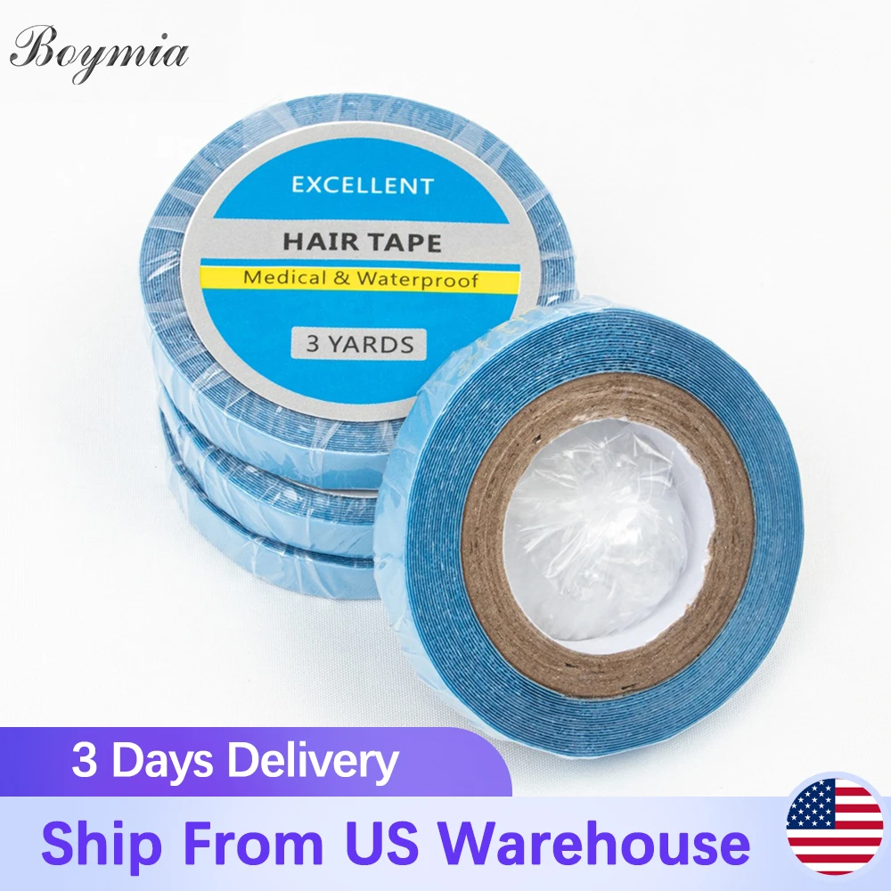 3 Yards Super Hair Blue Tape Double Sided Adhesive Tape For Hair ...