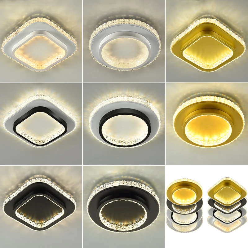 Luces de techo LED modernas para sala de estar, accesorio de lámpara de ...