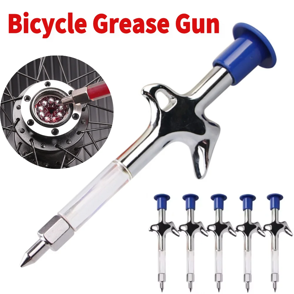 1-5PCS-Bicycle-Lubricant-Grease-Gun-Mountain-MTB-Bike-Oil-Repair-Tools ...