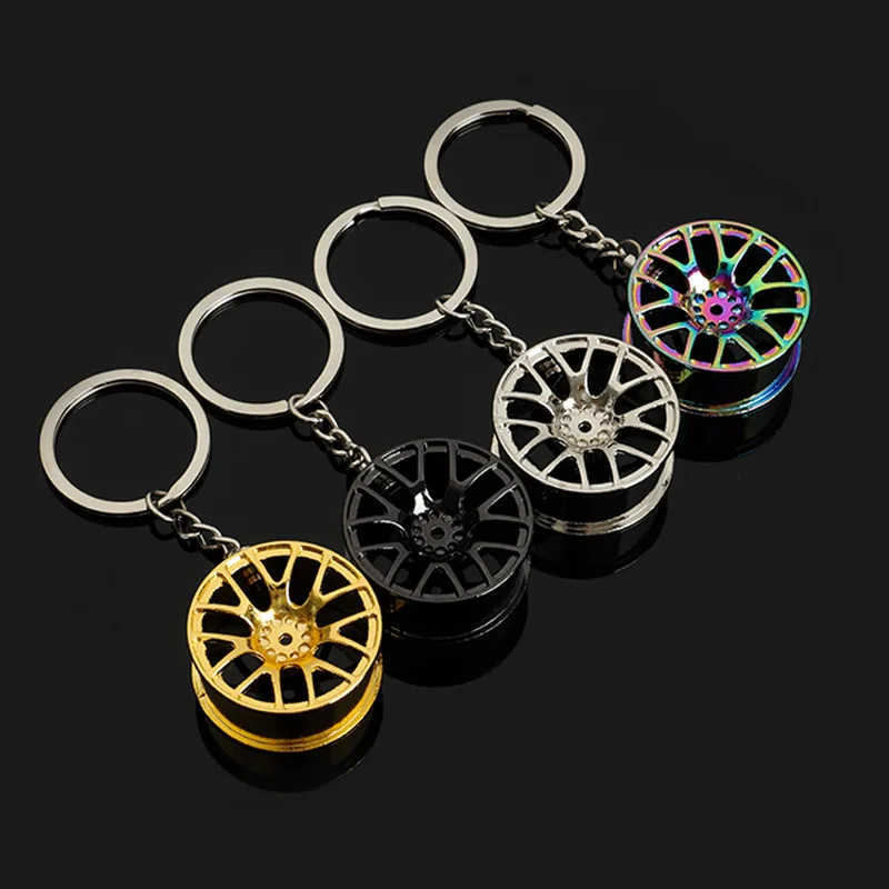 Car Keychain Wheel Tire Styling Creative Car Key Ring Auto Car Key ...