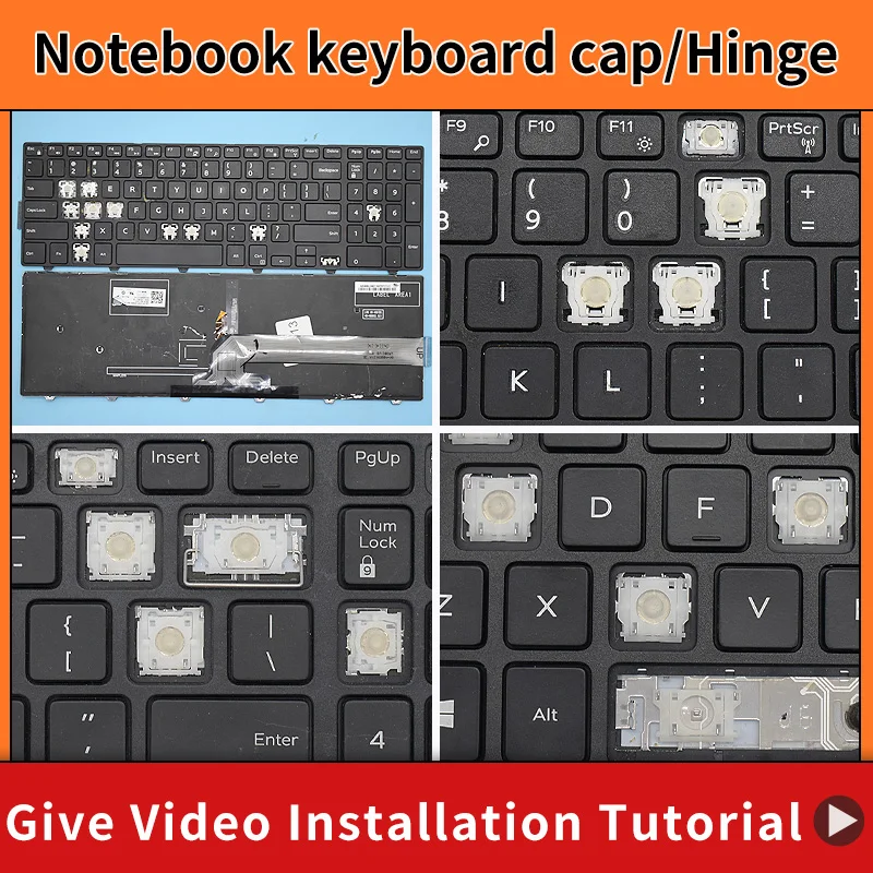 Replacement-Keycap-Key-cap-Hinge-for-Dell-Inspiron-15-3000-5000-3541 ...