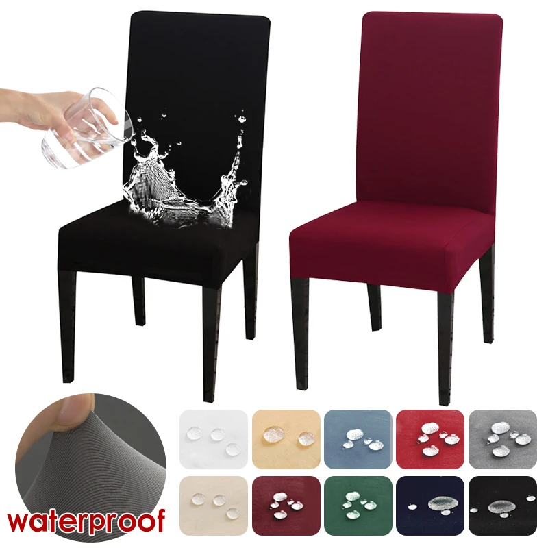 Waterproof-Elastic-Chair-Cover-for-Dining-Room-Kitchen-Wedding-Hotel ...