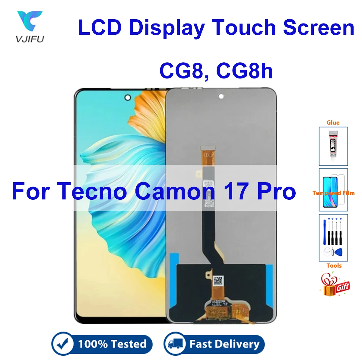 Screen-For-Tecno-Camon-17-Pro-LCD-Display-Touch-Panel-CG8-CG8h ...