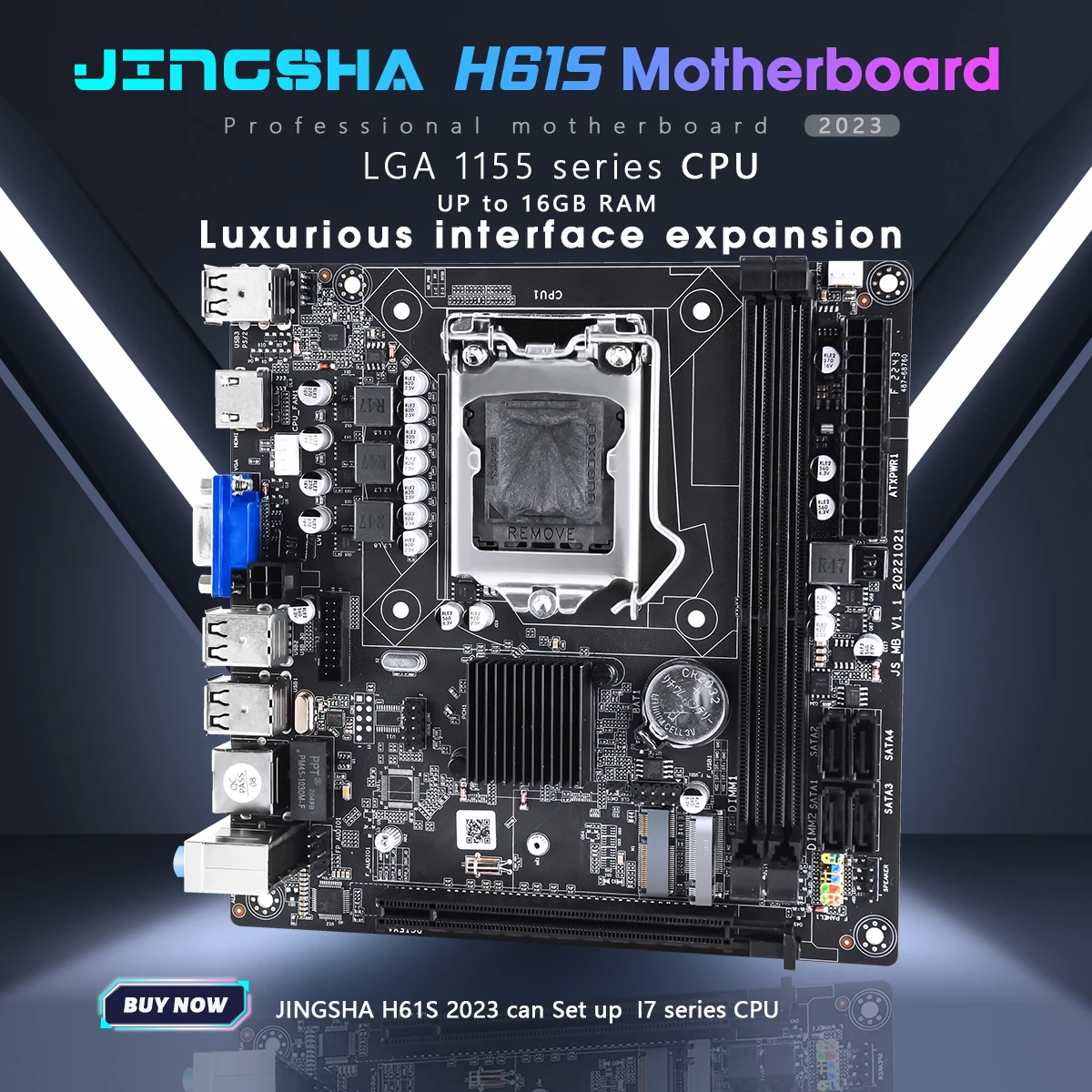 H61 Motherboard Lga1155 Ddr3 Memory Itx H61s Desktop Mainbord With Nvme ...