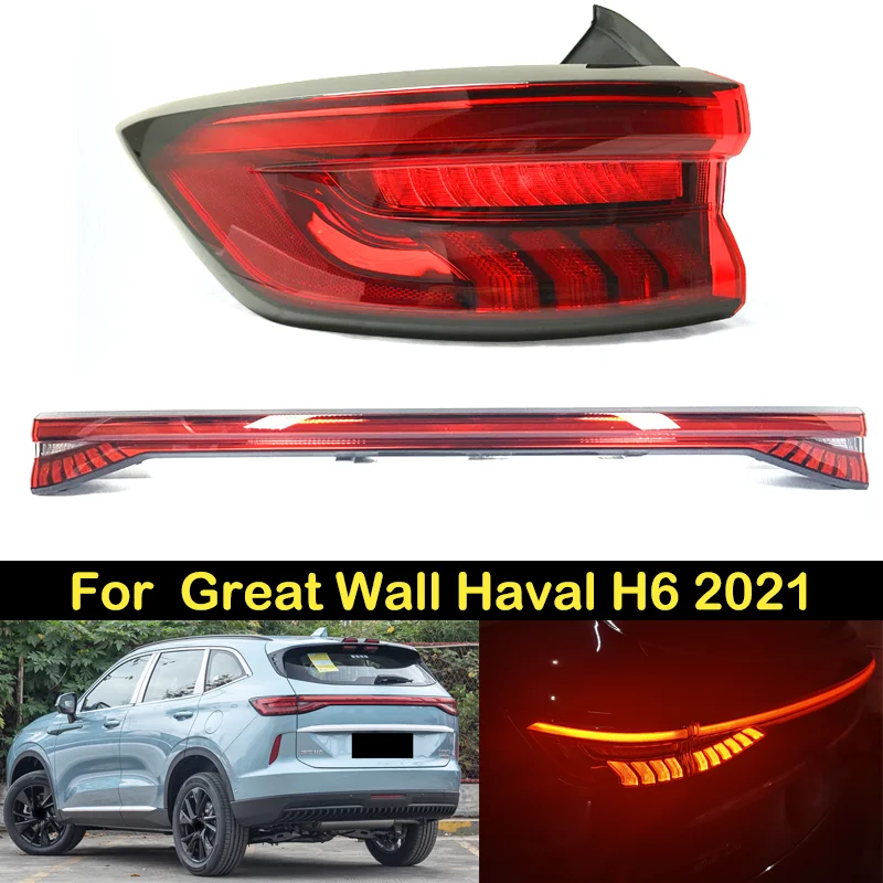 DECHO LED Taillight For Great Wall Haval H6 2021-2024 3rd Generation ...