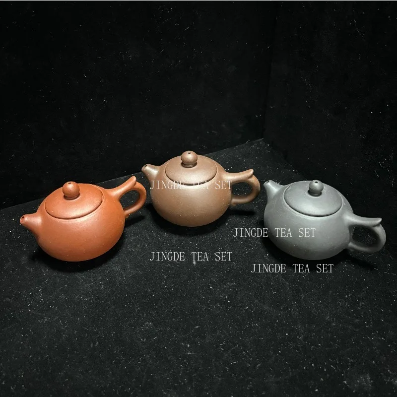 Chinese Yixing Purple Clay Tea Pot Hand Made Pot Dahongpao Mud Tea Set ...