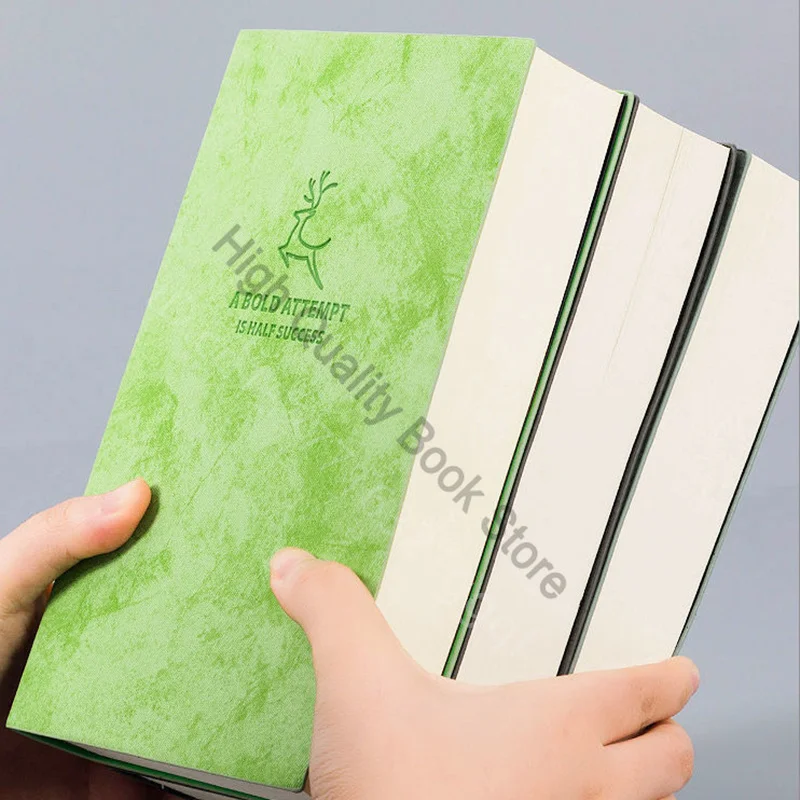 Super-Thick-Blank-Book-80gsm-320sheets-Leather-Sketchbook-A5-Journal ...