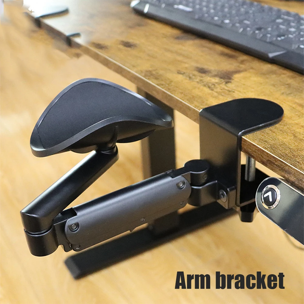 Adjustable Metal Arm Rest Wrise Support Computer Home Office Ergonomic ...