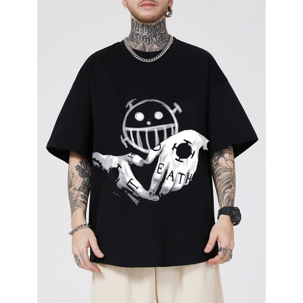 Men-s-T-Shirt-Summer-Tshirt-Casual-Short-Sleeved-Top-O-Neck-T-Shirt ...